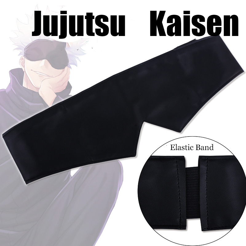 NP2 Jujutsu Kaisen Eye Mask Cosplay Blindfold Anime Gojo Satoru Costume ...