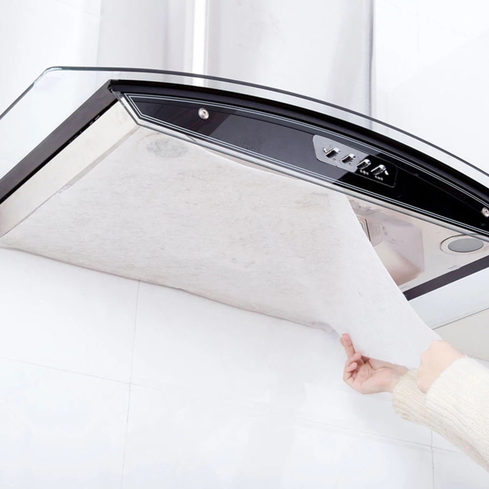 Kitchen Cooker Hood Oil Filter Paper /Non-Woven Anti Oil Cotton Filters ...