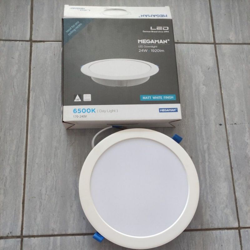 CAHAYA PUTIH Megaman 24w Led Panel Downlight MQTL 1119 6500K (White ...