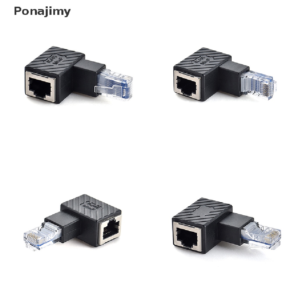 Ponajimy 90 Degree 270 Degree Up Down Left Right Multi-angle RJ45 Male ...