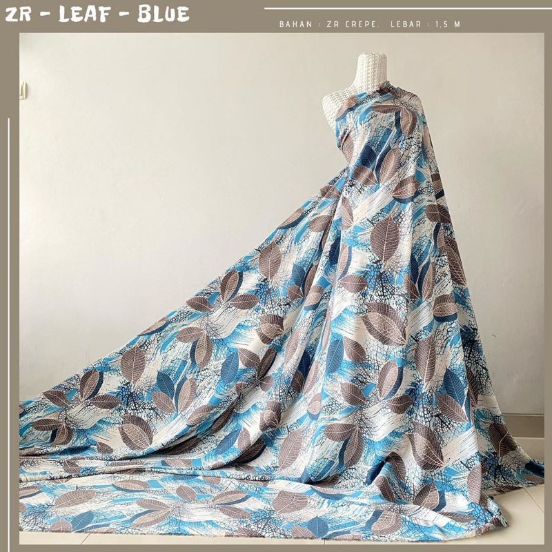 Zr LEAF Material ZARA CREPE - ZARA CREPE Fabric (0.5M Price) | Shopee ...