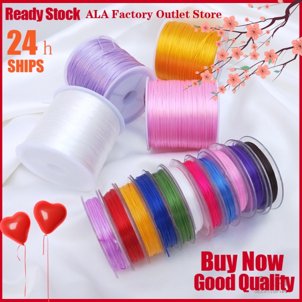 💖Jewelry DIY Accessories💖Filament Bracelet String Manually String Beads ...
