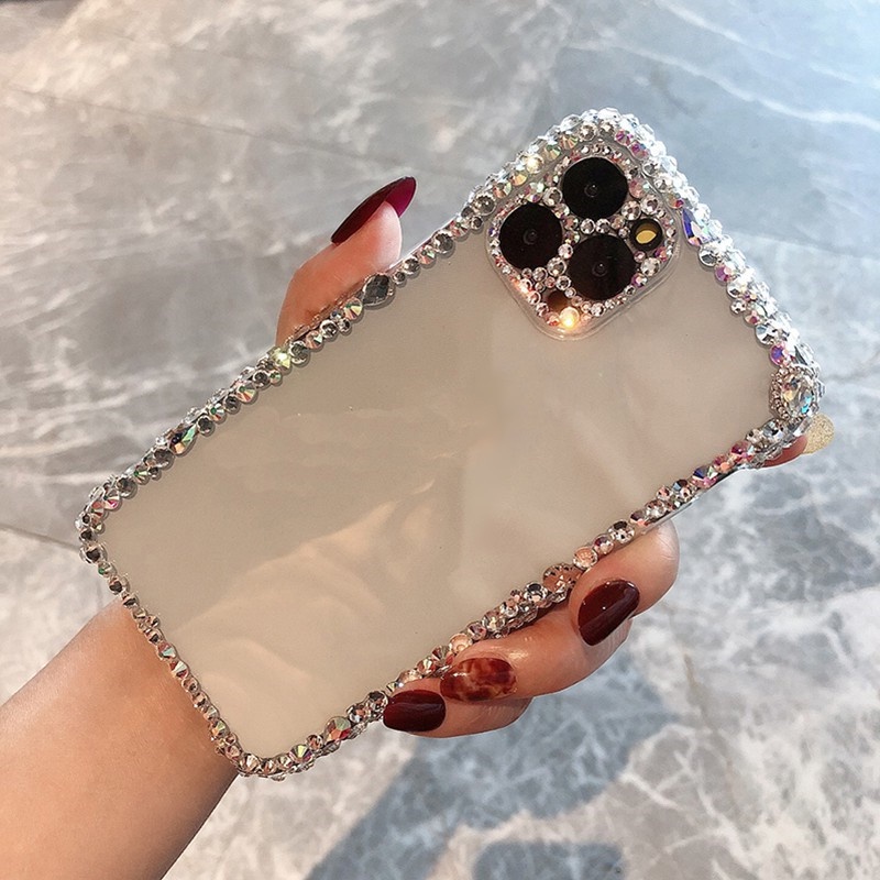 Bling Rhinestone Gem Diamond Case For iPhone 15 14 13 12 11 Pro Max ...