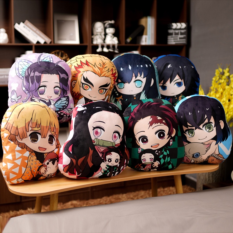 24 Styles Demon Slayer Pillow Stuffed Plush Toy Devil's Blade Japanesea ...
