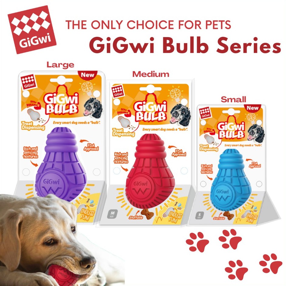 GiGwi Bulb Series: Interactive, Stuff-able and durable dog toys ...