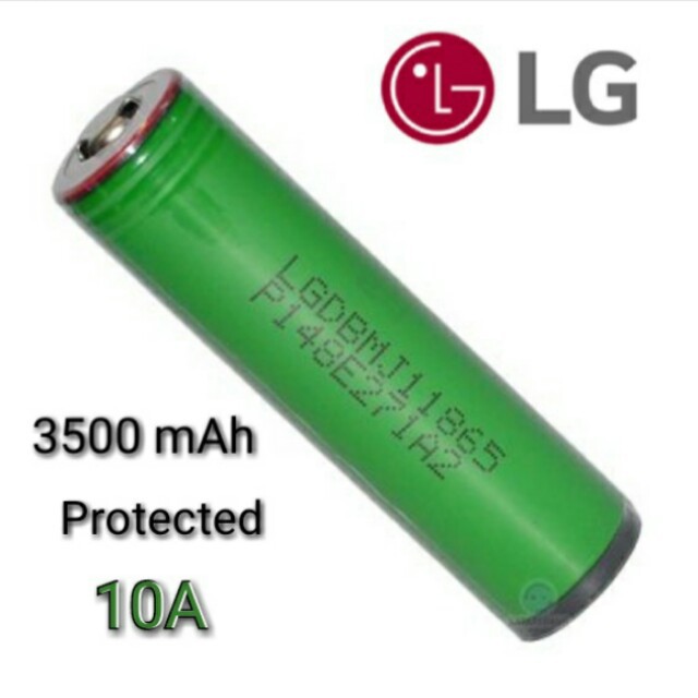 LG MJ1 18650 Protected Li-ion Rechargeable Battery | Shopee Singapore