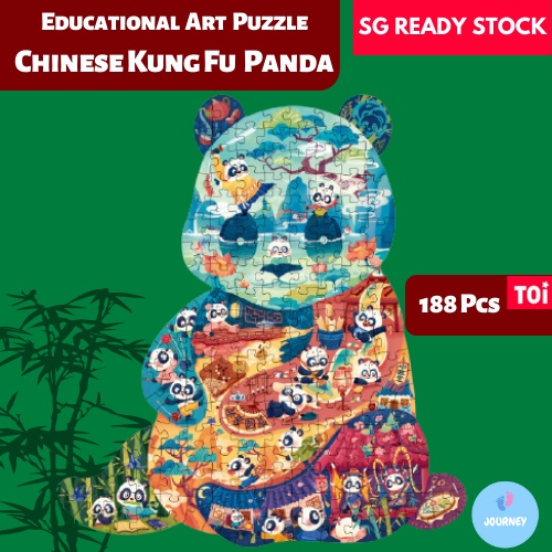 TOI Educational Chinese Art Puzzle- Kung Fu Panda -Kid Enlightenment ...