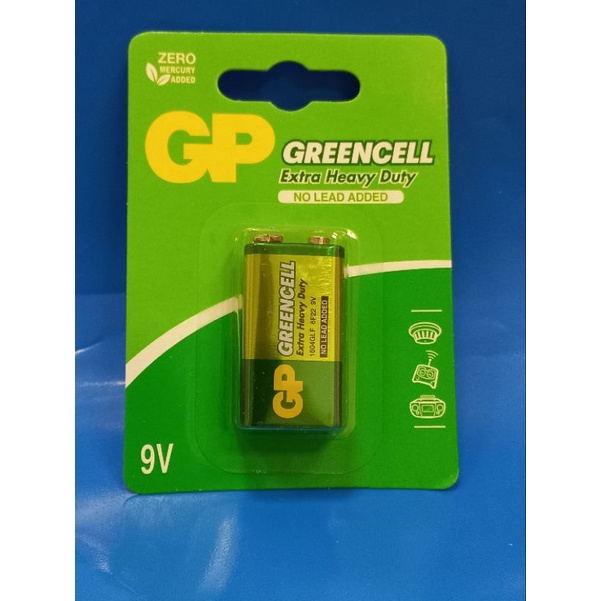 5 CARDS GP GREENCELL HV DUTY 9V 1.5V BATTERIES | Shopee Singapore