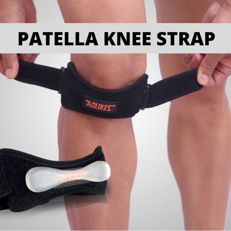 1 PC Aolikes Patella Knee Guard Support with Adjustable Silicon Band ...