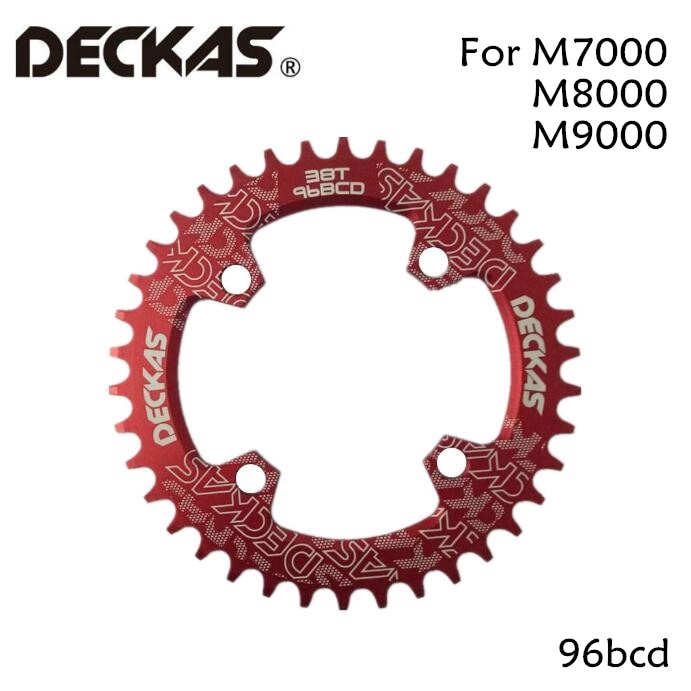 Deckas Round 96BCD Asymmetric Chainring MTB Mountain BCD 96 bike bicycle 32T 34T 36T 38T ...