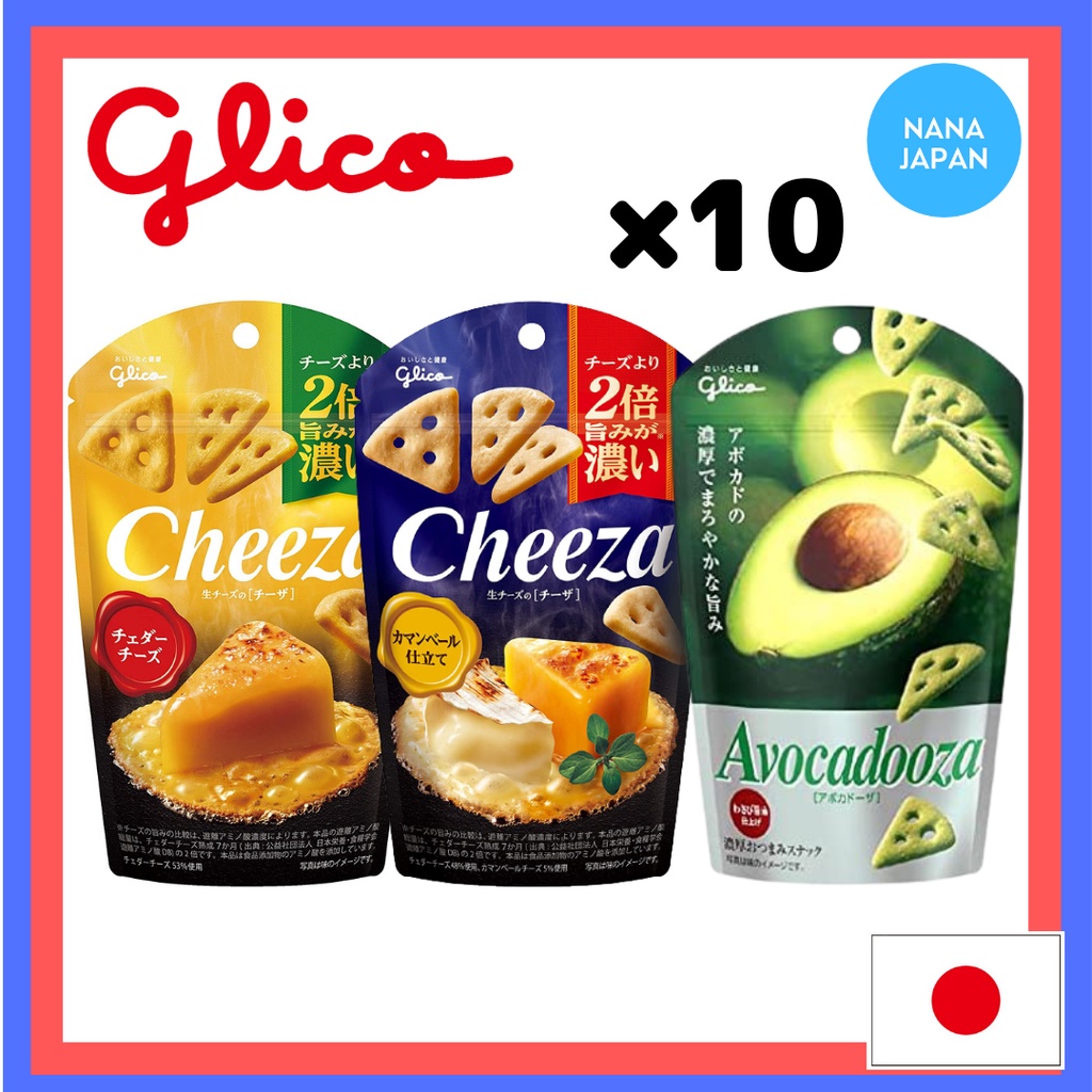 【Direct from Japan】 Glico Cheeza Cheddar Cheese/ Camembert/ Avocado ...