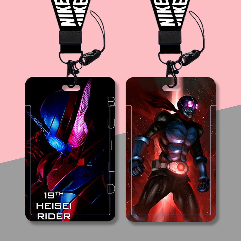 Kamen Rider Student ID Card Holder Subway ID Pick Up ID Card Case ...