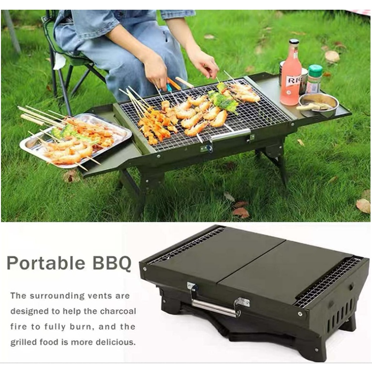 Portable Charcoal Grill Small Charcoal Grill Portable BBQ Grill For ...