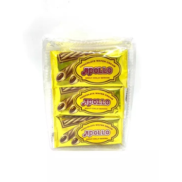 Apollo Chocolate Wafer Cream (12’S) | Shopee Singapore