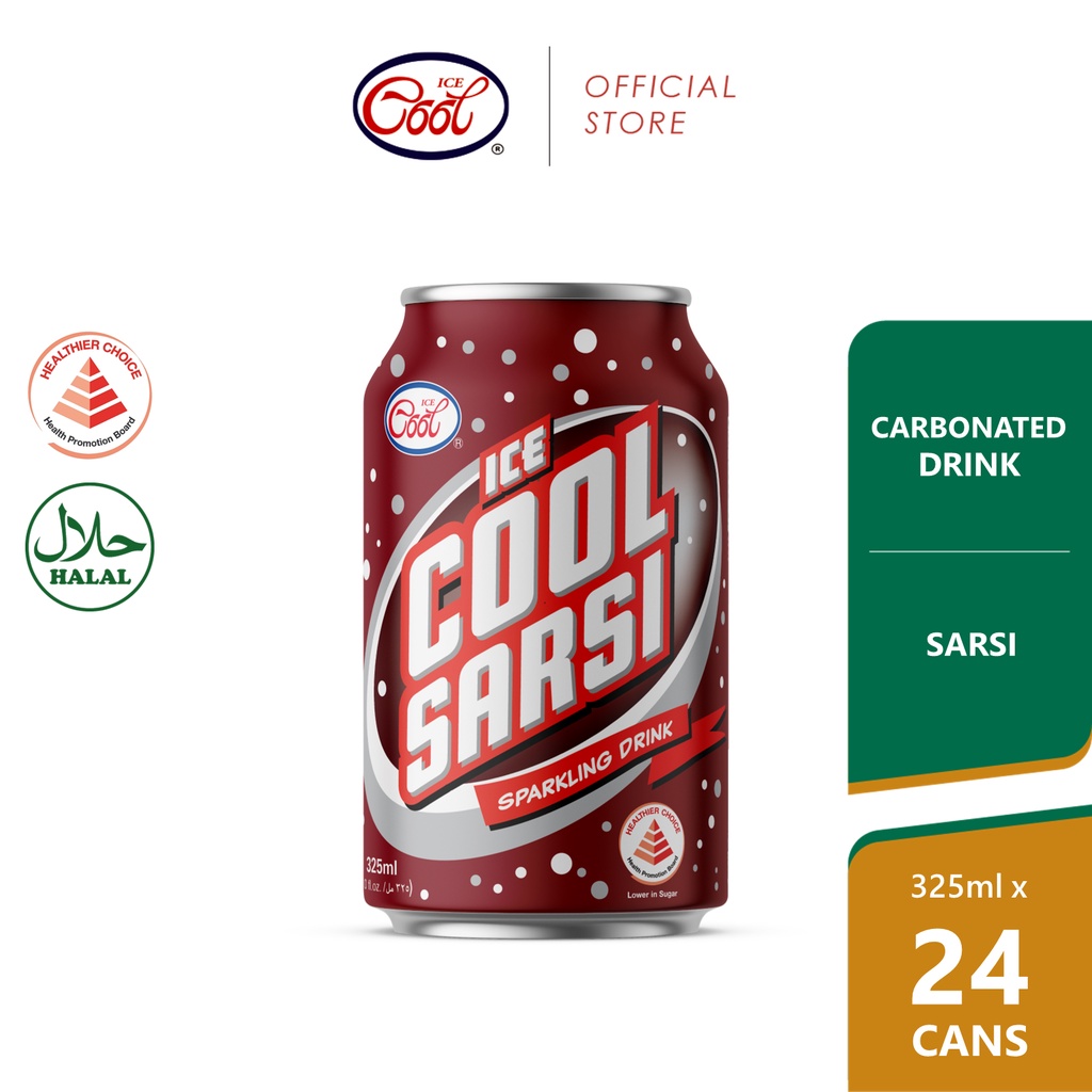 Ice Cool Carbonated Drinks 325ml x 24 Cans [CTN] | Shopee Singapore