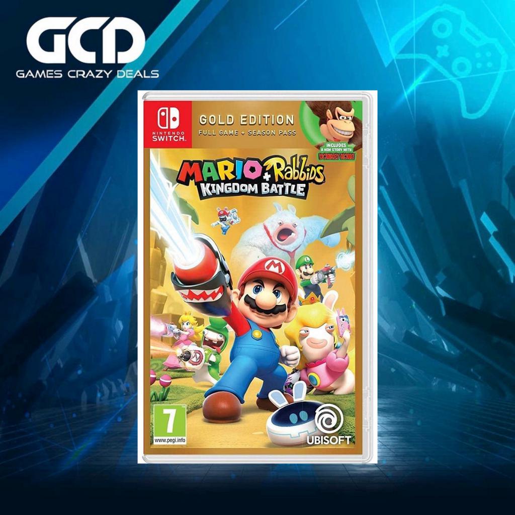 Nintendo Switch Mario + Rabbids Kingdom Battle Gold Edition (EU ...