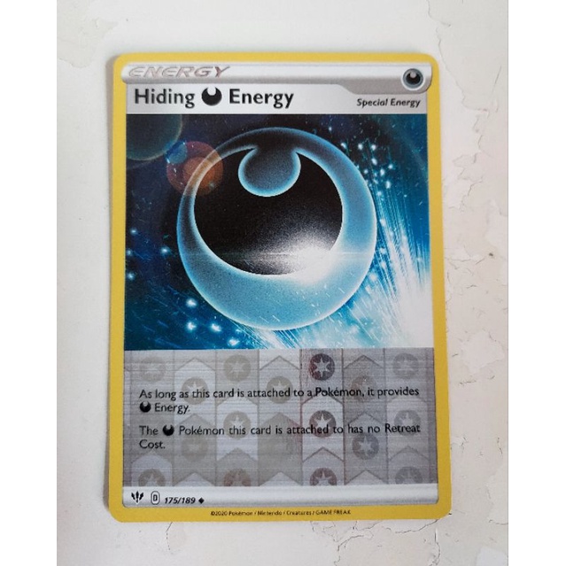 Pokemon hiding energy darkness ablaze card | Shopee Singapore