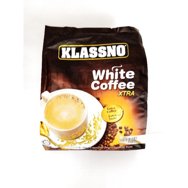 Klassno Colombian White Coffee Xtra (15sachets x 40g) | Shopee Singapore