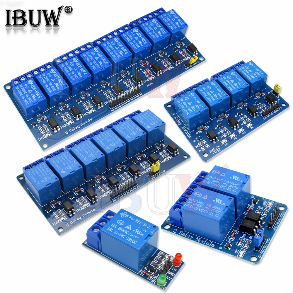 5v 1 2 4 6 8 channel relay Module with optocoupler Relay Output 1 2 4 6 8 way relay module for ...