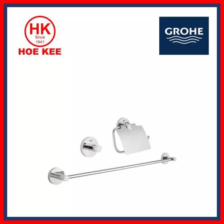 Grohe Essentials Guest Restroom Accessories Set 3-In-1 40775001 ...