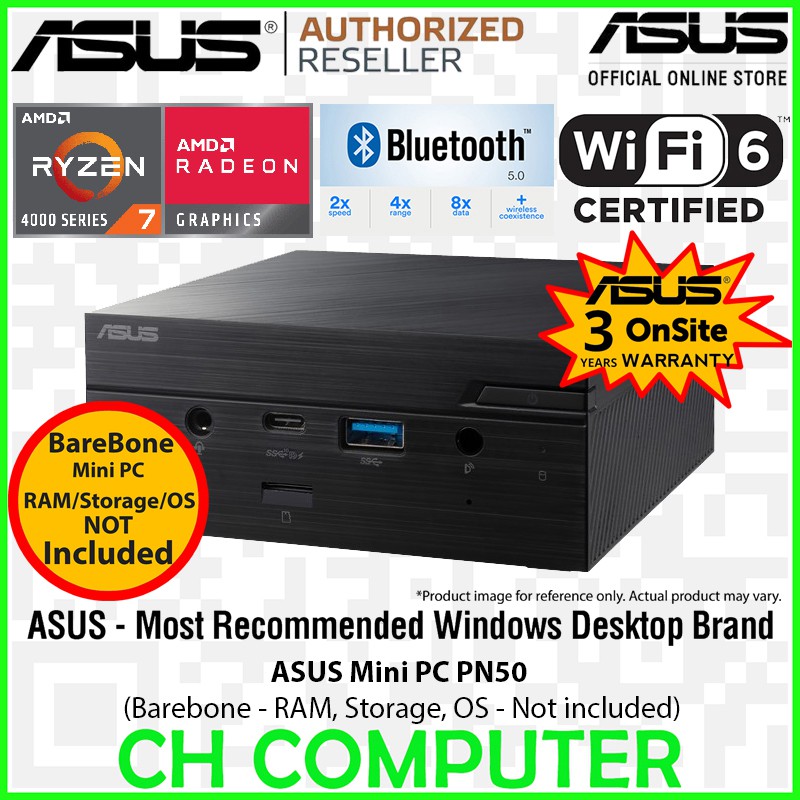 ASUS Mini PC PN50 Ultracompact mini PC with AMD Ryzen™7 processor ...