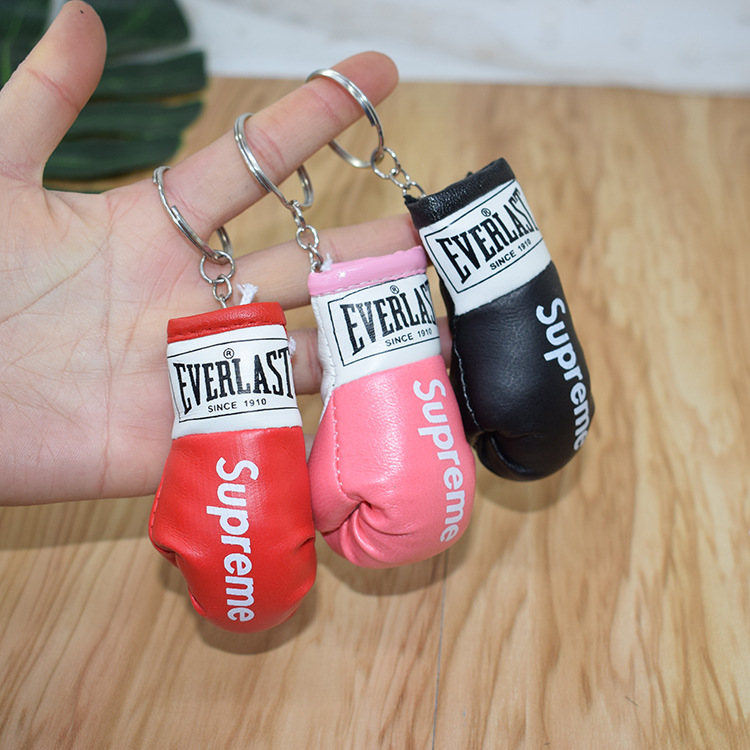 1 Piece 7.5cm Everlast Boxing Gloves Styles Keychain Cute Gifts ...