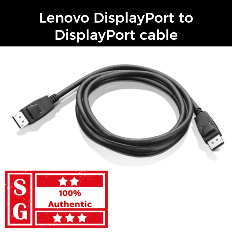 Lenovo DisplayPort to DisplayPort Cable 0A36537 DisplayPort Cables ...