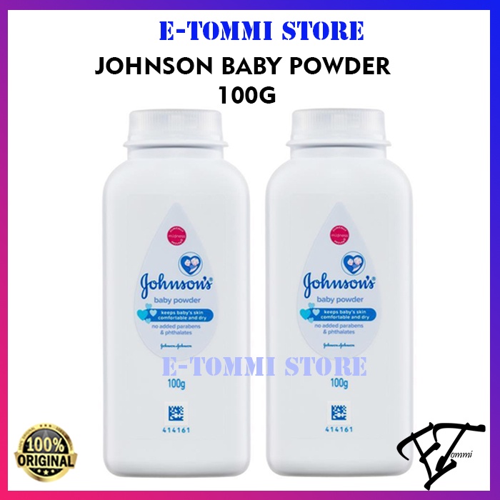 JOHNSON BABY POWDER (WHITE) - 100G | Shopee Singapore