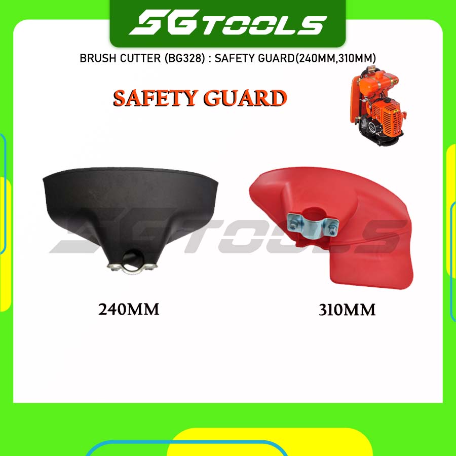 BRUSH CUTTER (BG328): SAFETY GUARD/SAFETY COVER/ MESIN RUMPUT SAFETY GUARD/ Brush Cutter spare ...