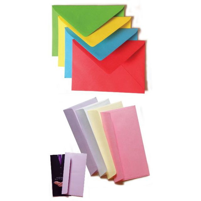 BLISS COLOR ENVELOPES 120GSM (25'S) | Shopee Singapore