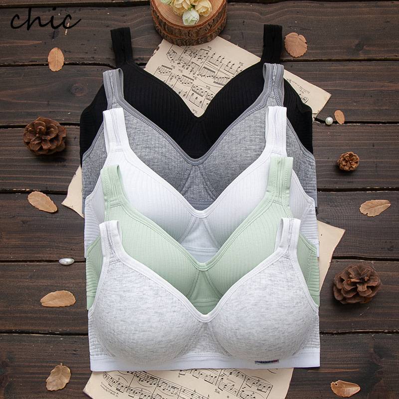 XN 12-18 years old Girl Underwear Cotton A Cup Training Bras Teenage ...