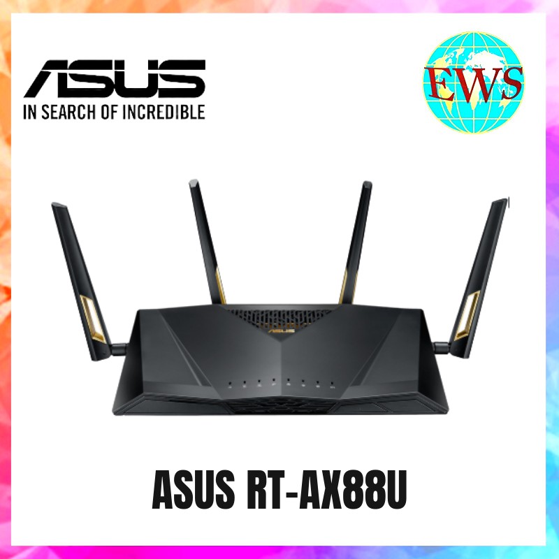 ASUS RT-AX88U Dual Band WiFi 6 (802.11ax) Gaming Router | Shopee Singapore