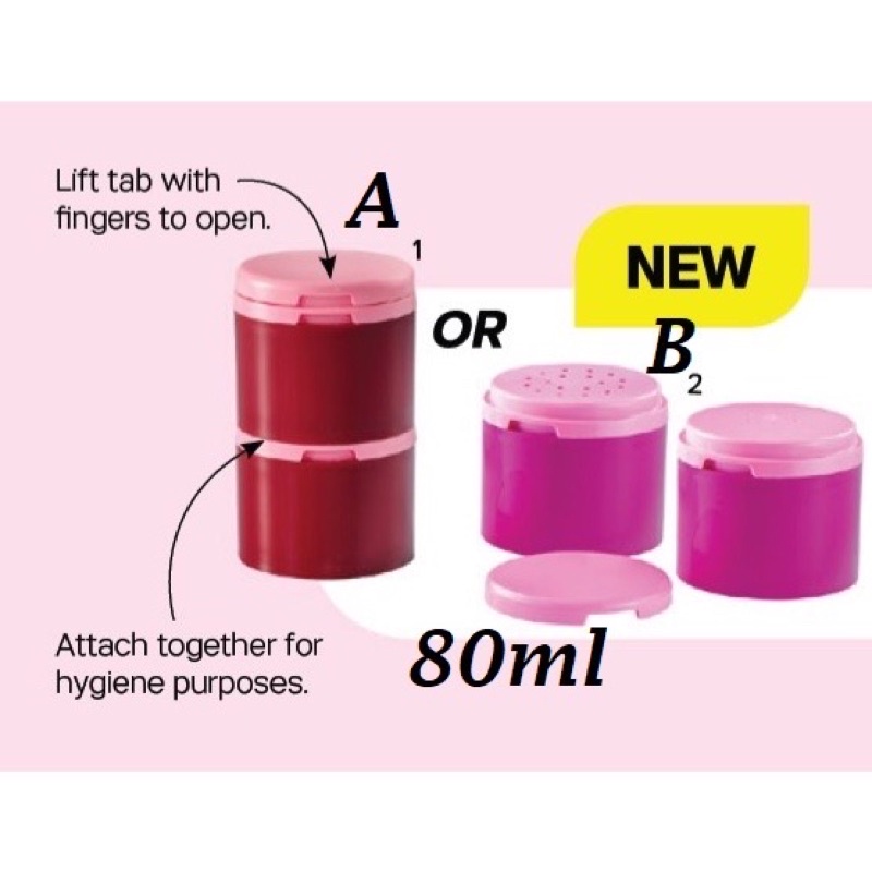 Tupperware Salt N Pepper Shaker 80ml | Shopee Singapore