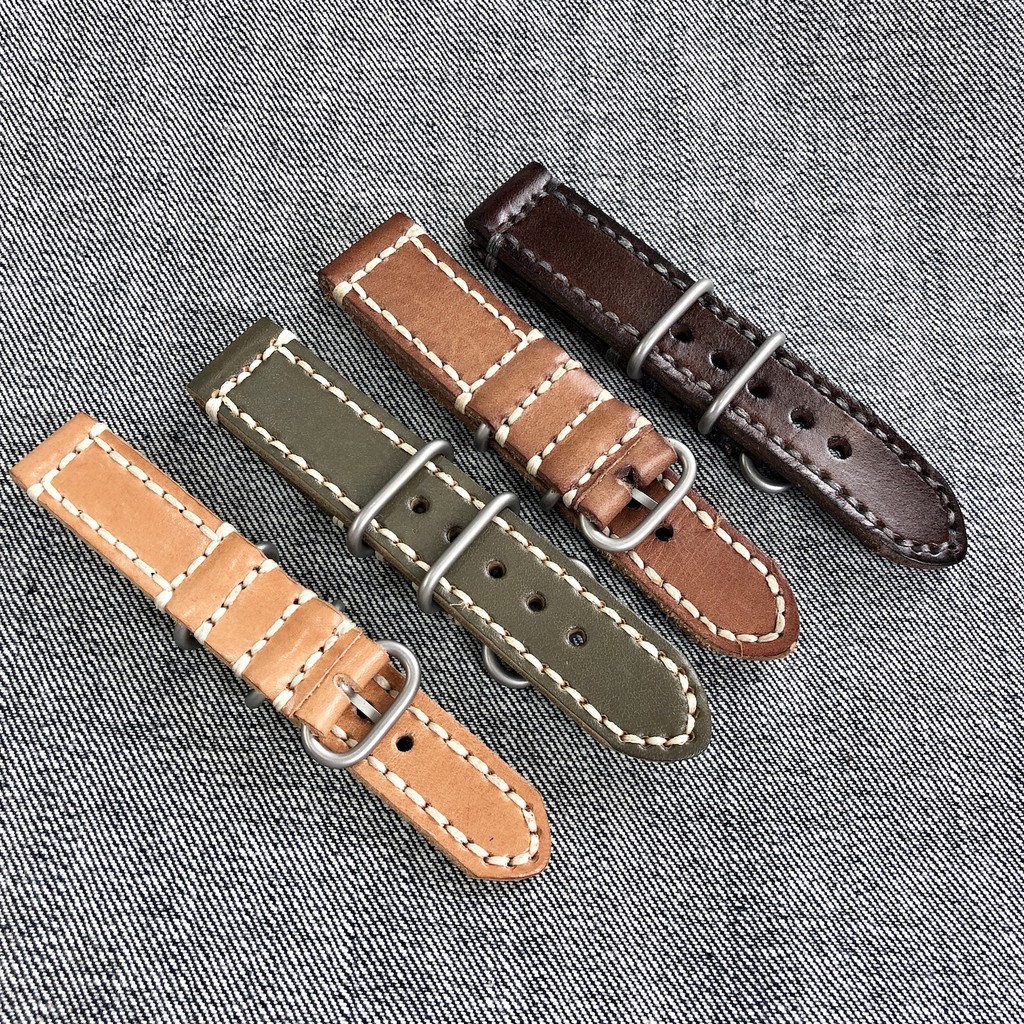 Classic Leather Nato Strap (detached style) | Shopee Singapore