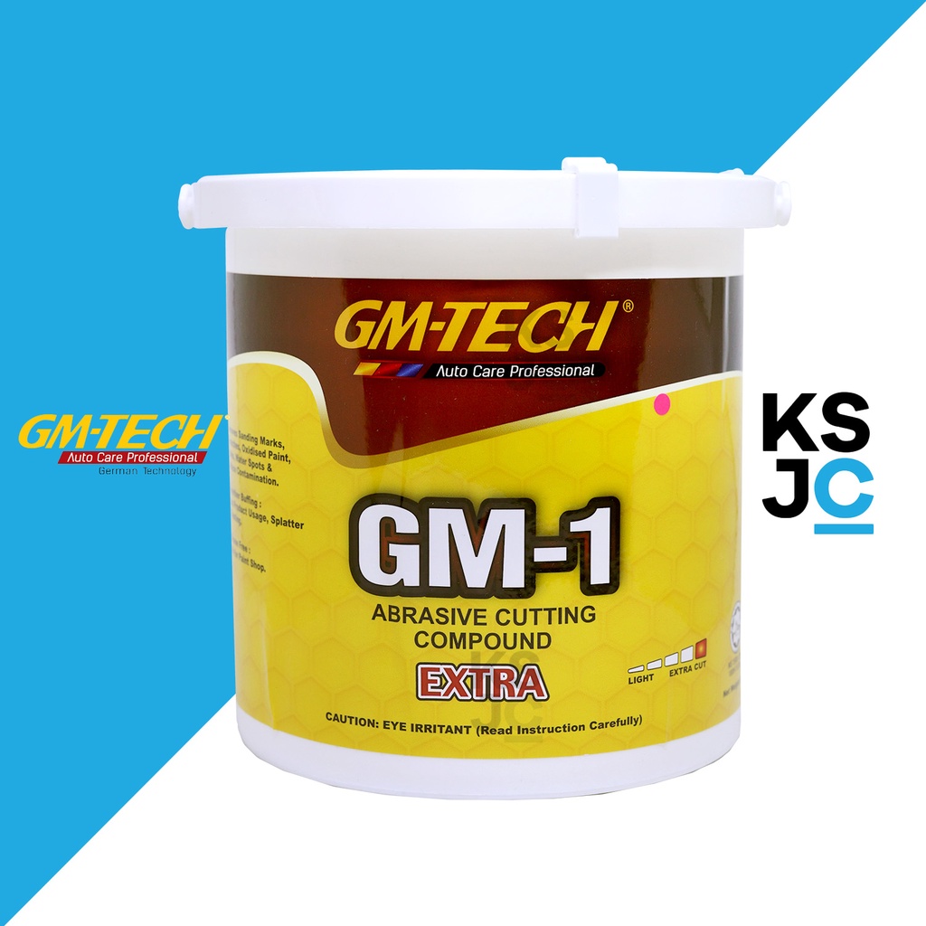 GM Tech GM 1 Abrasive Cutting Compound EXTRA (3kg) | Shopee Singapore