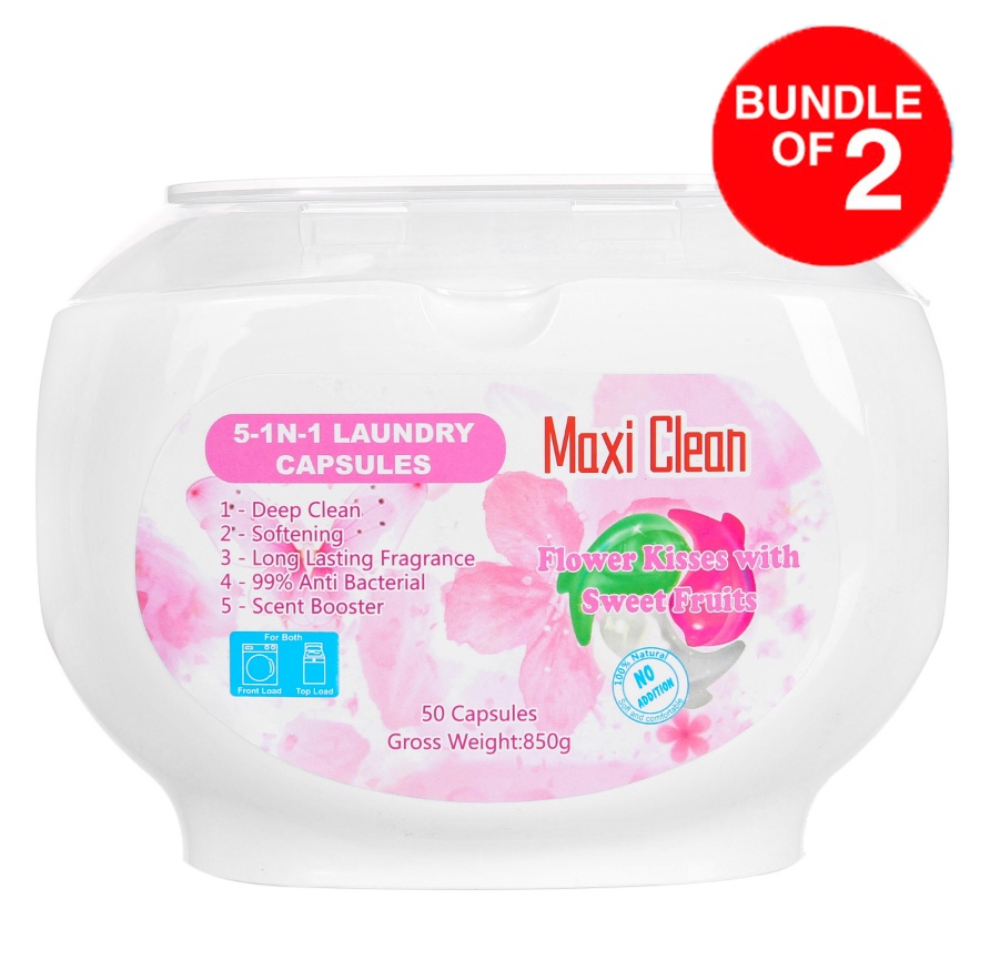 [Maxi Clean] 60/100 pods - Laundry Detergent Capsule / 4 Types ...