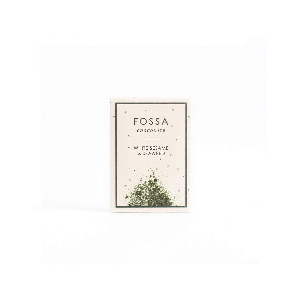 Fossa Chocolate White Sesame & Seaweed (50g) | Shopee Singapore