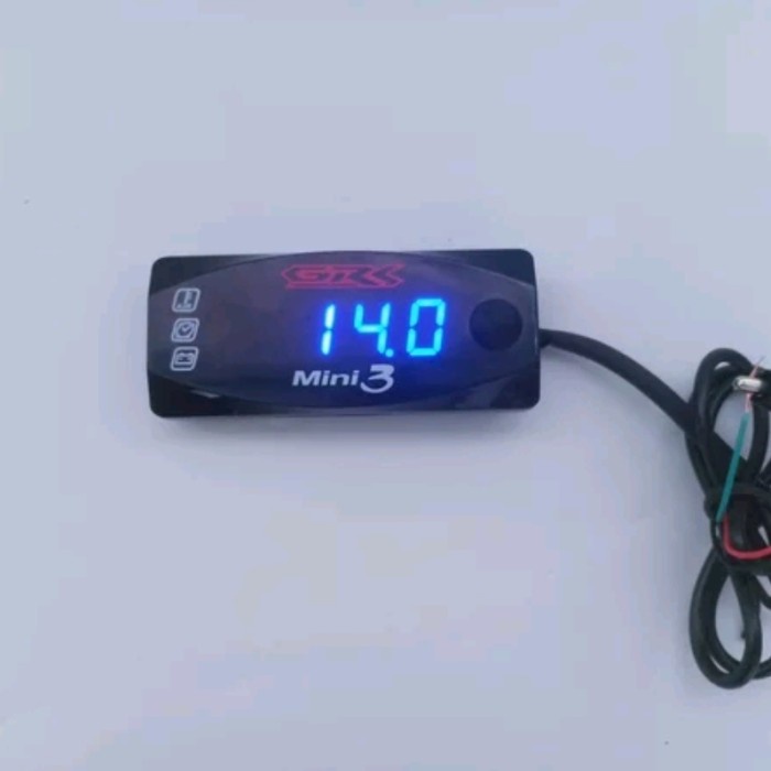 Voltmeter Motorcycle volt meter koso rizoma 3 in 1 Temperature mode Clock charger - voltmeter ...