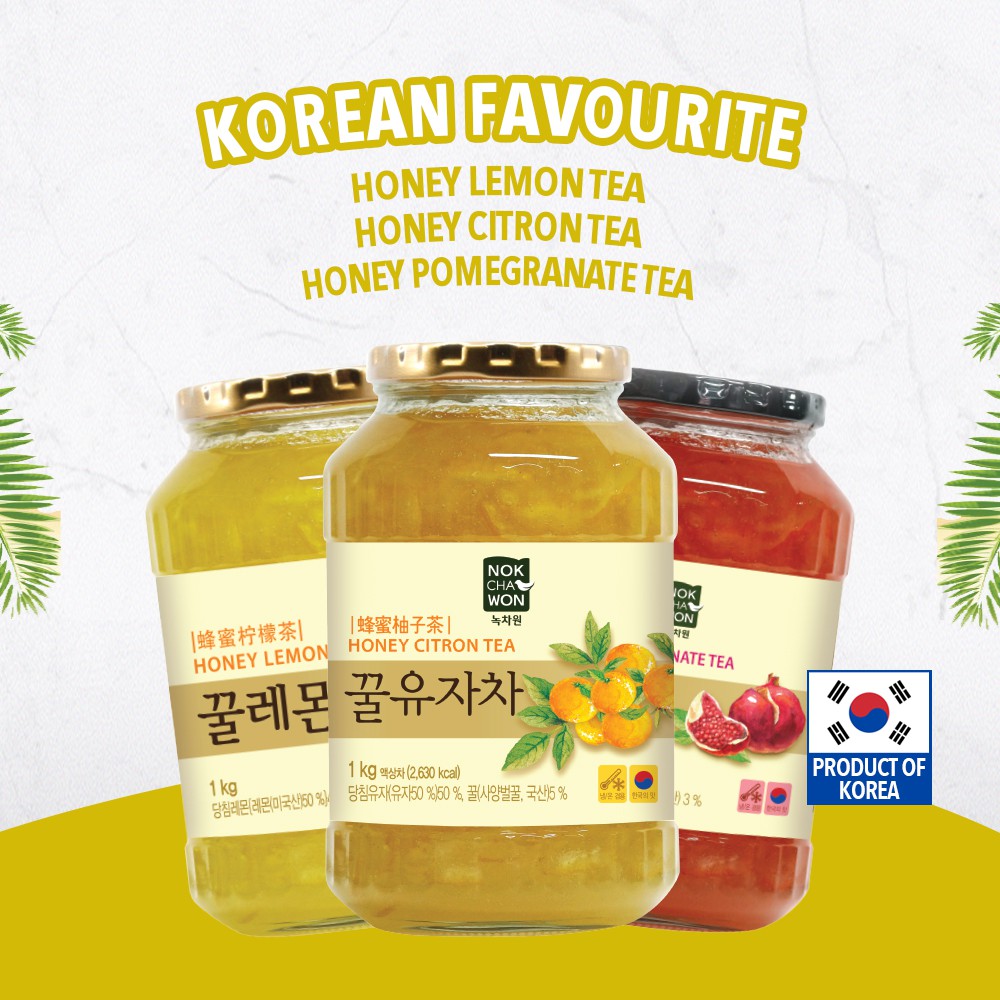 [Korean's Favourite] Honey Citron / Lemon / Pomegranate / Ginger Tea ...