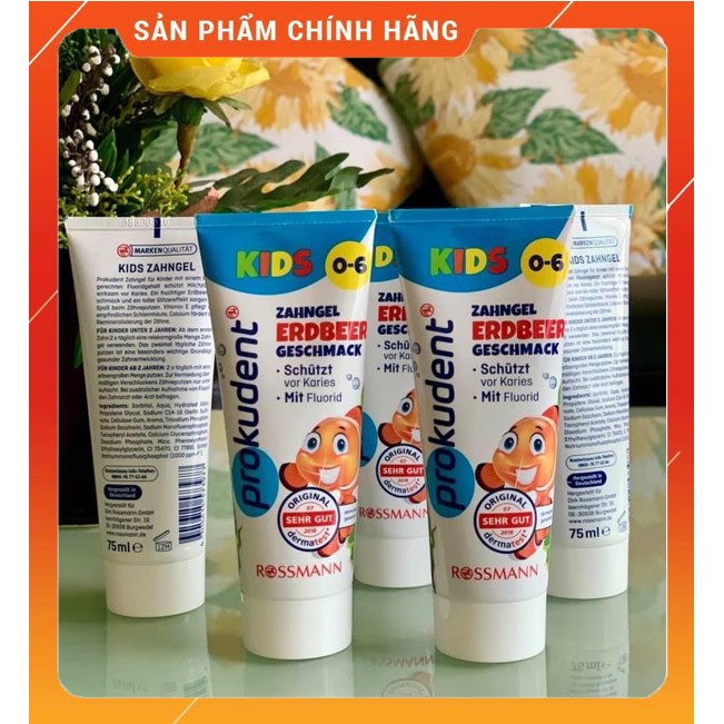 Prokudent toothpaste for children 0-6 and over 6 years old, capacity ...