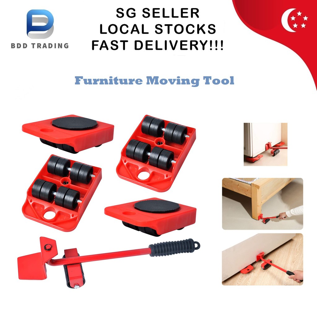 👍CHEAPEST!!!👍 Heavy Duty Furniture Lifter Kit with 4 Sliders Furniture ...