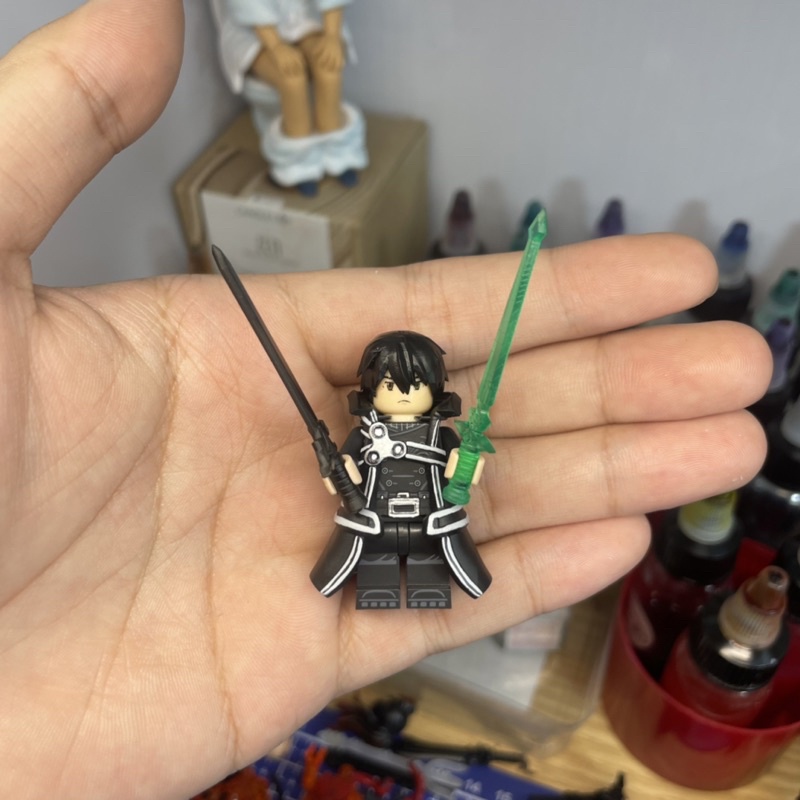 Custom minifigures: Kirito Character In anime Swort Art Online | Shopee ...