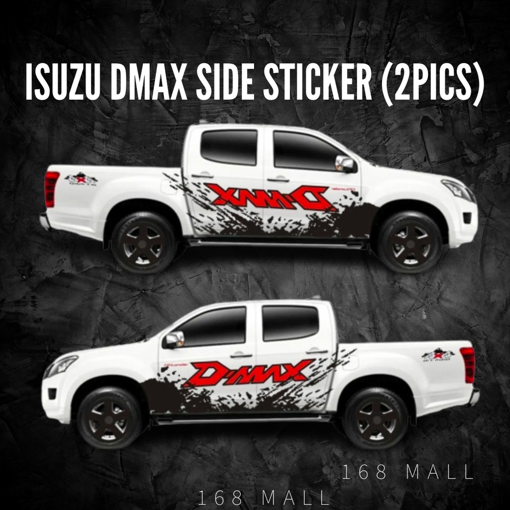 Isuzu DMAX sticker/ Isuzu side sticker/ Isuzu accessories(2pcs ...