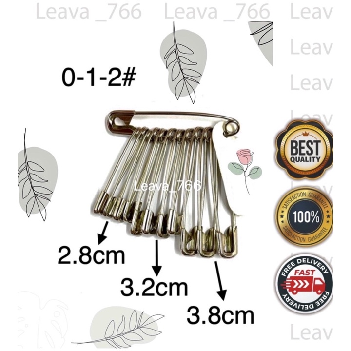 High Quality Safety Pin10pcs / Pin Keselamatan / pin office /Pin Baju ...