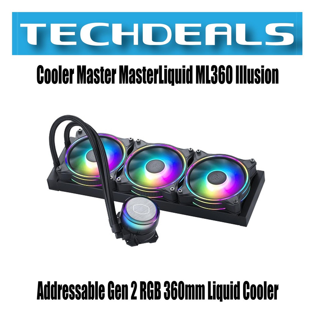 Cooler Master MasterLiquid ML360 Illusion Addressable Gen 2 RGB 360mm ...