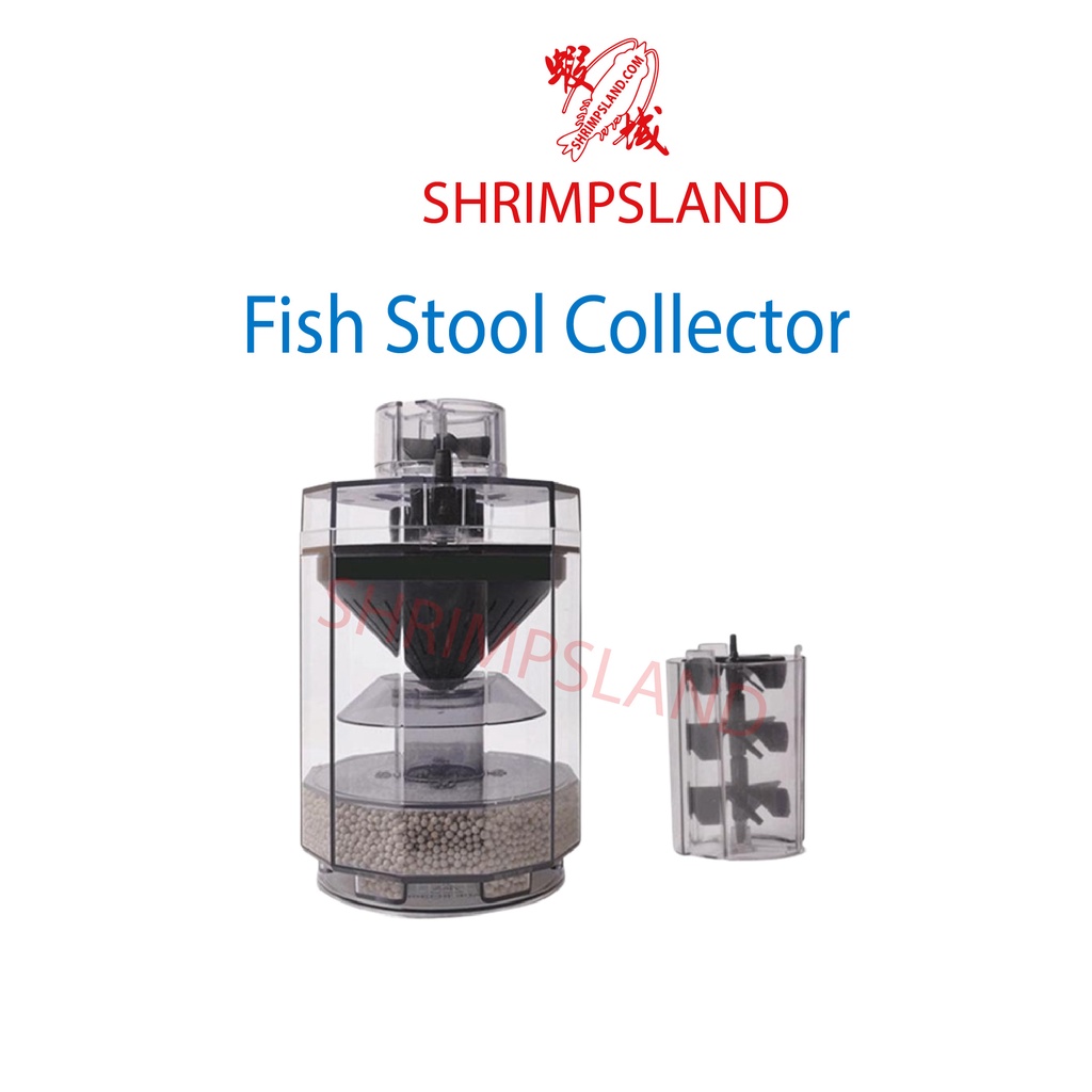 [SHRIMPSLAND] Aquarium Fish Stool Collector Air Driven Suction Cleaner ...