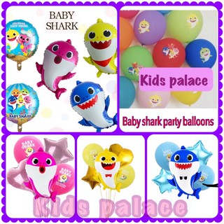 Pinkfong baby shark balloons deco ideal for birthday/events .. price ...