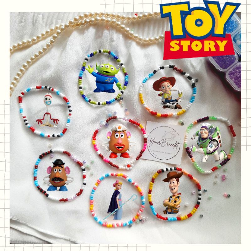 [B21]- (PRE ORDER)TOY STORY | Cartoon bracelet | Toy story animation ...