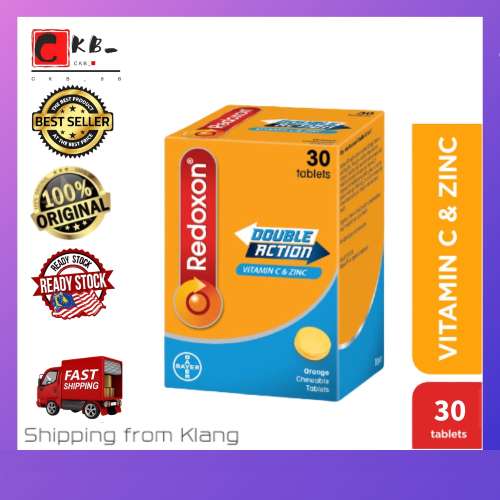 Guardian Redoxon Double Action Chewable Tablets (30's) | Shopee Singapore