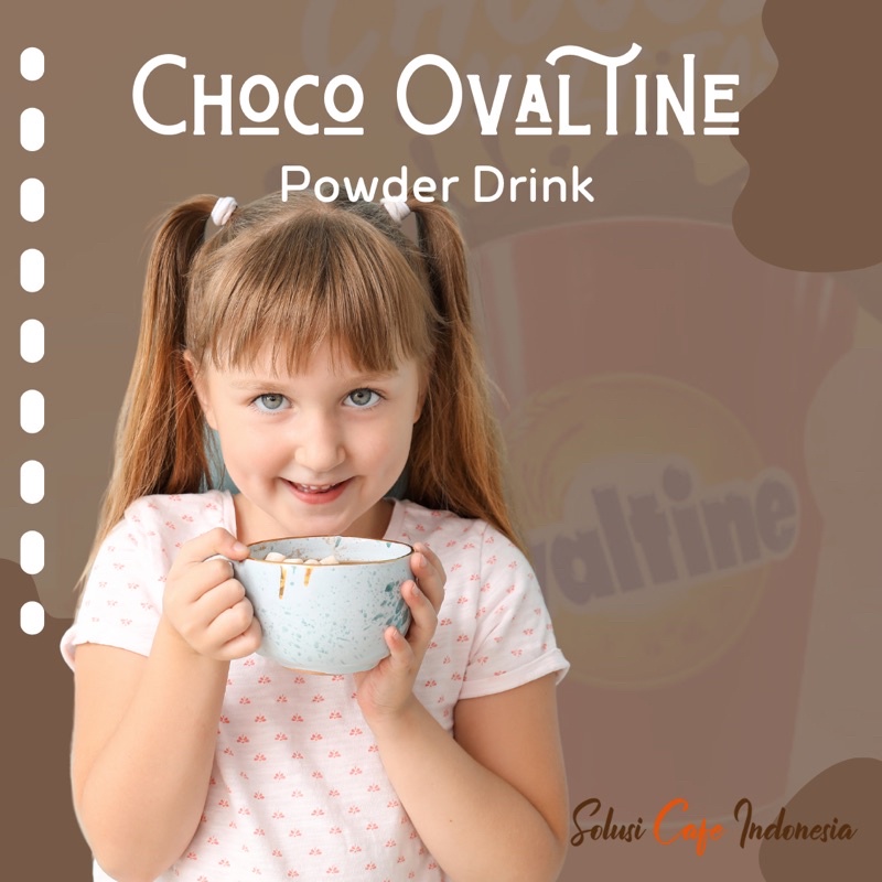 Ovaltine Chocolate Flavored drink powder 500gr Choco Ovaltine powder drink distributor surabaya ...